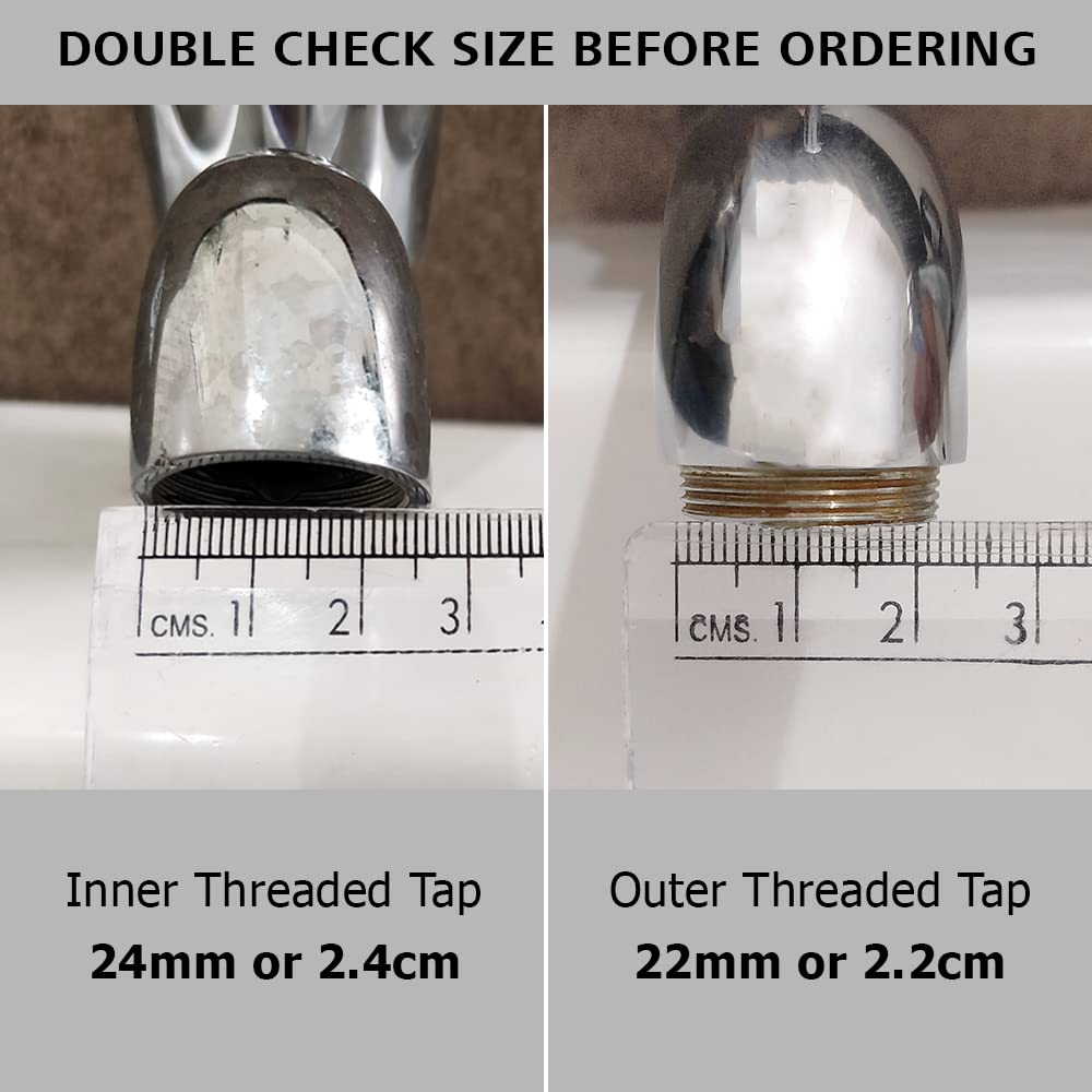 Dual Threaded Shell With 6LPM Foam Flow Aerator (Pack of 2) - Econaur