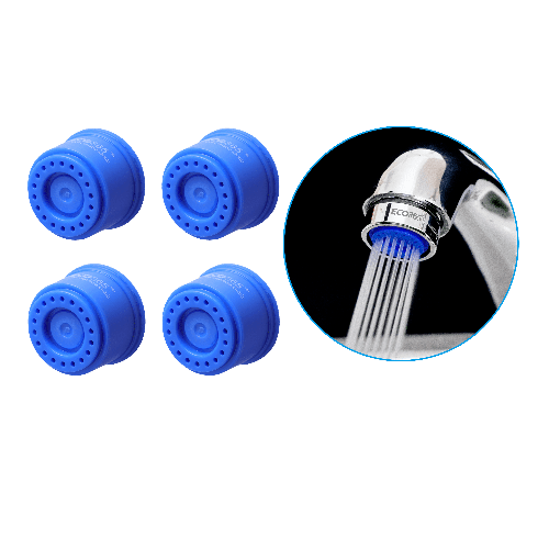 Shower Flow Tap Aerators 3LPM - (Pack of 4) - Econaur