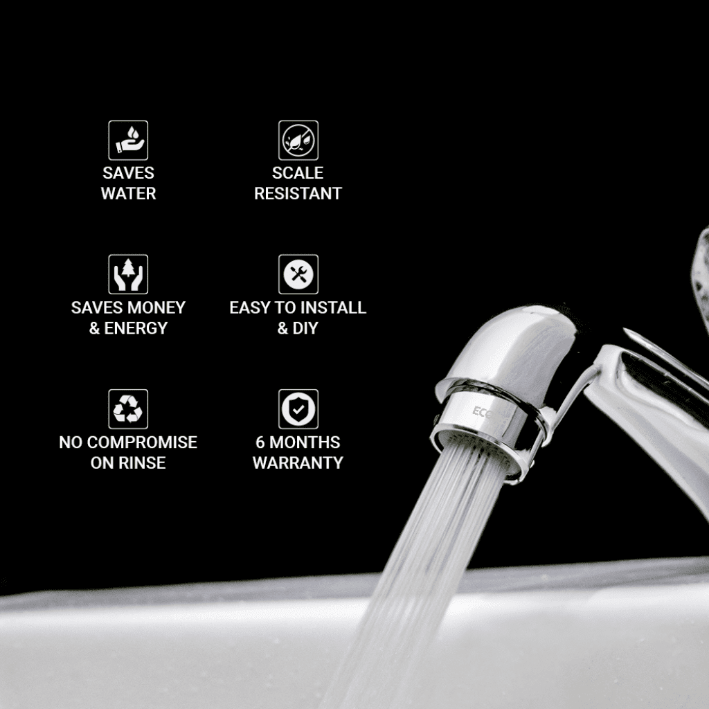 Custom Shower Flow Aerator- Adjustable Flow Rate (pack of 1) - Econaur