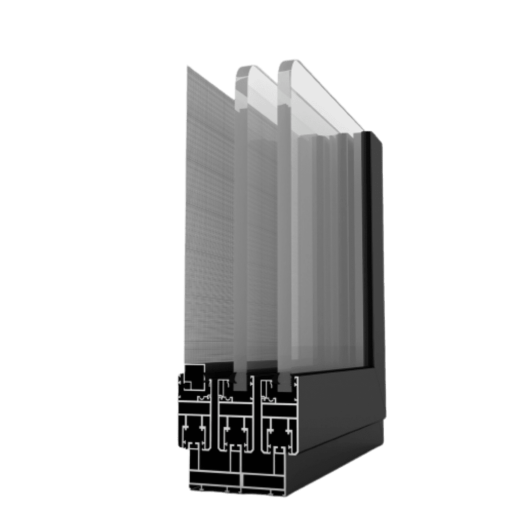 Three Track Sliding Doors - Econaur